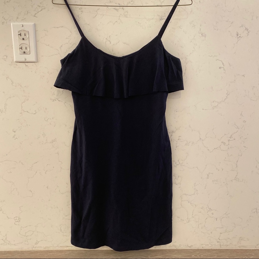 Susana Monaco Flutter String Dress - Navy - Gem